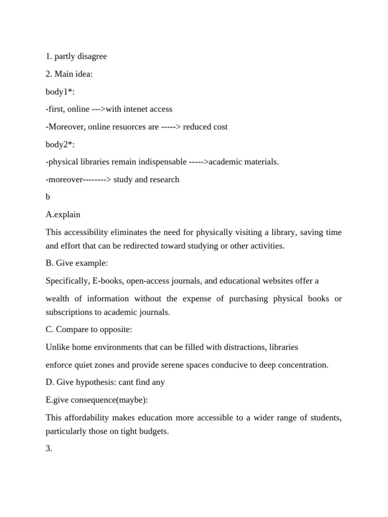 Online vs. Physical Libraries | PDF