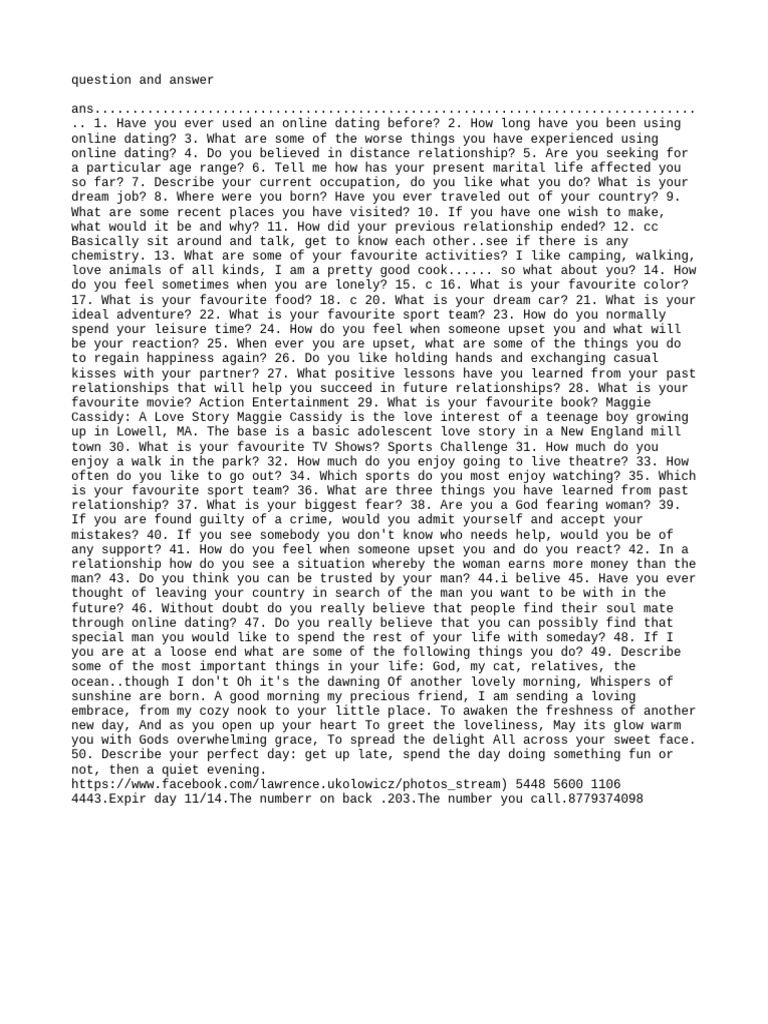 Question and Answer-1 | PDF