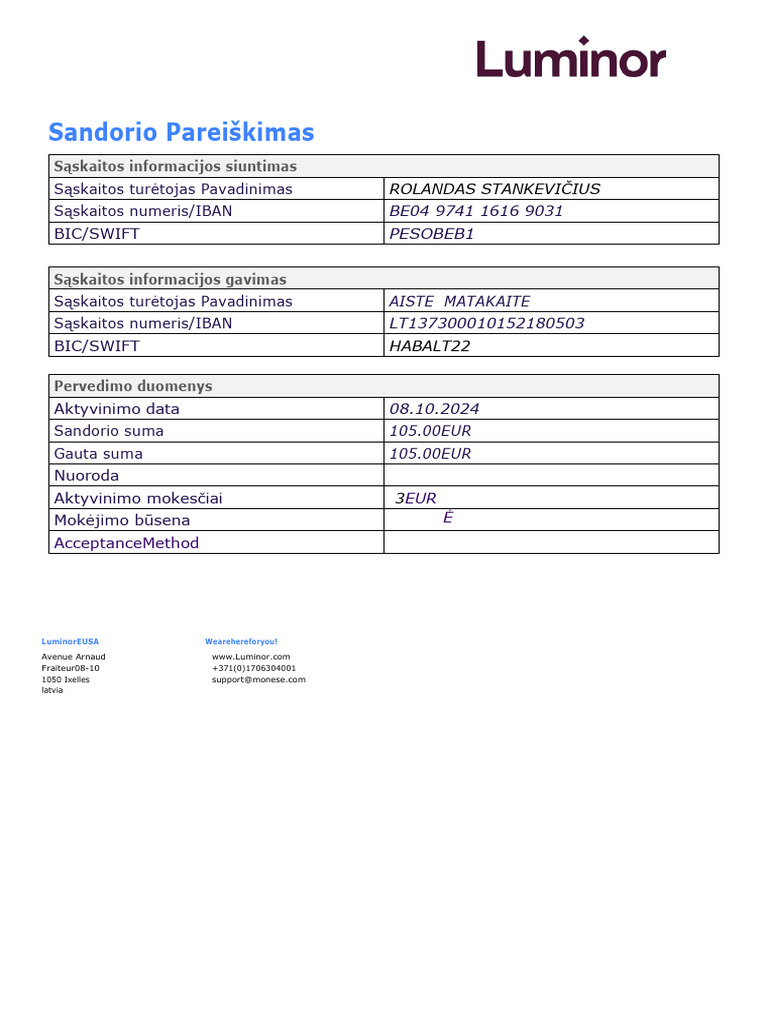 Luminor Bankas (2) | PDF