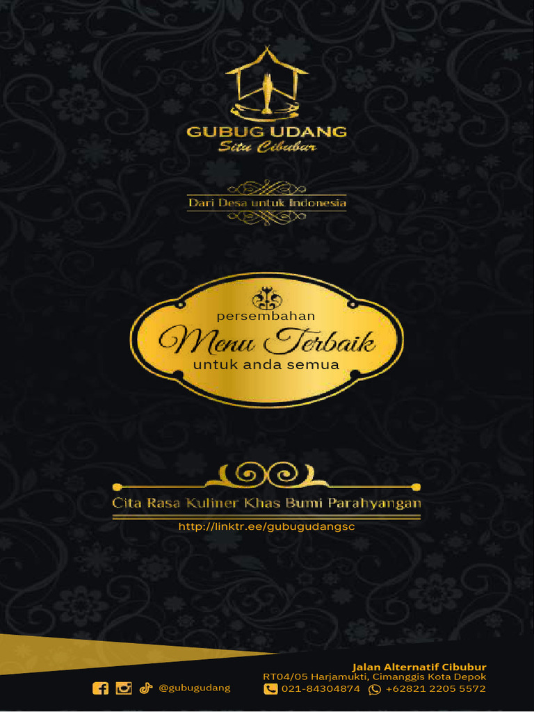 Menu Utama Gubug Udang | PDF | Food Ingredients | Asian Cuisine