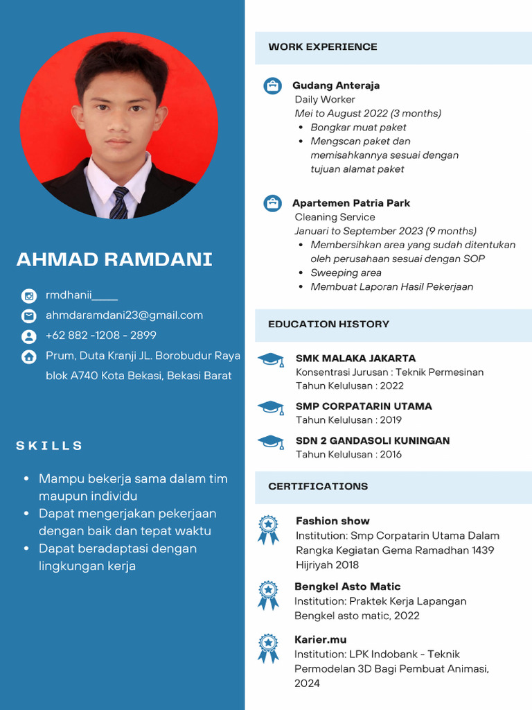 Cv Ramdani.pdf | PDF