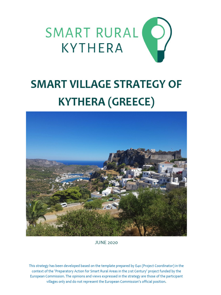 Smart Village Strategy for Kythera, Greece | PDF | Energy Conservation ...