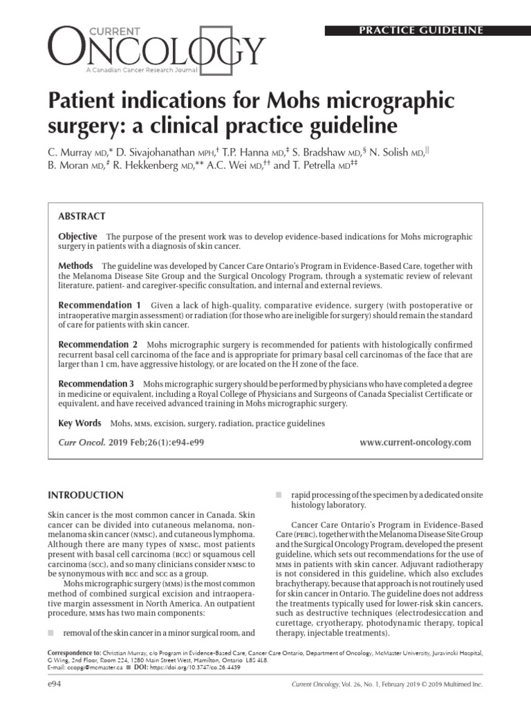 20 Conc Murrayfeb E94-E99 | PDF | Skin Cancer | Melanoma