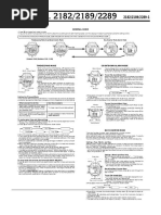 Fossil Watch Instructions - English | PDF | Watch | Timer