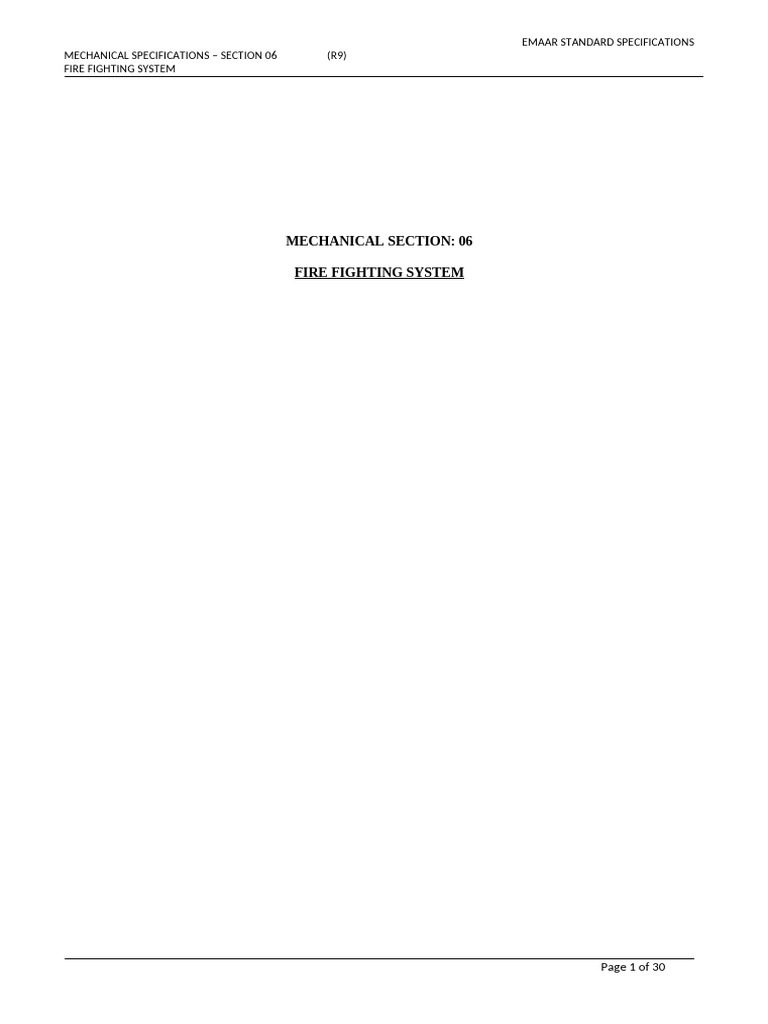 A S6 Fire Fighting System Pdf Fire Sprinkler System Valve