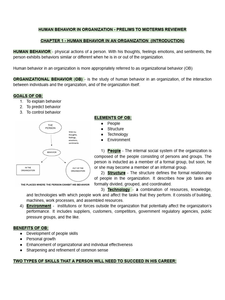 Understanding Organizational Behavior Basics | PDF | Motivation ...