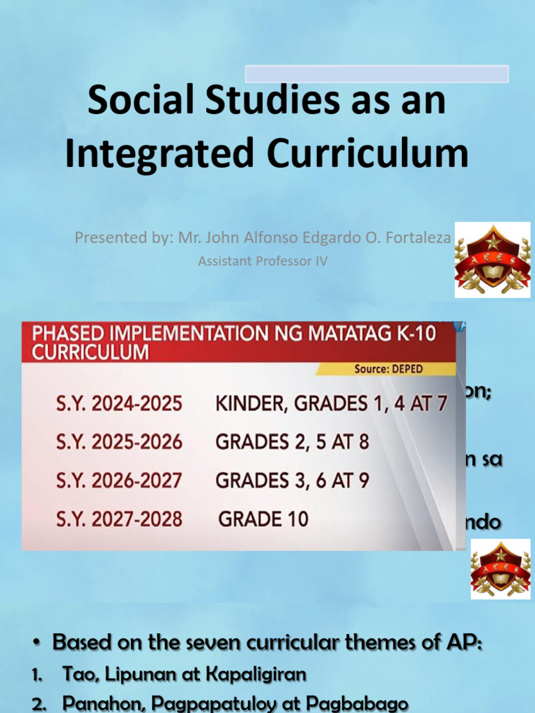 Social Studies as an Integrated Curriculum | PDF | Curriculum ...