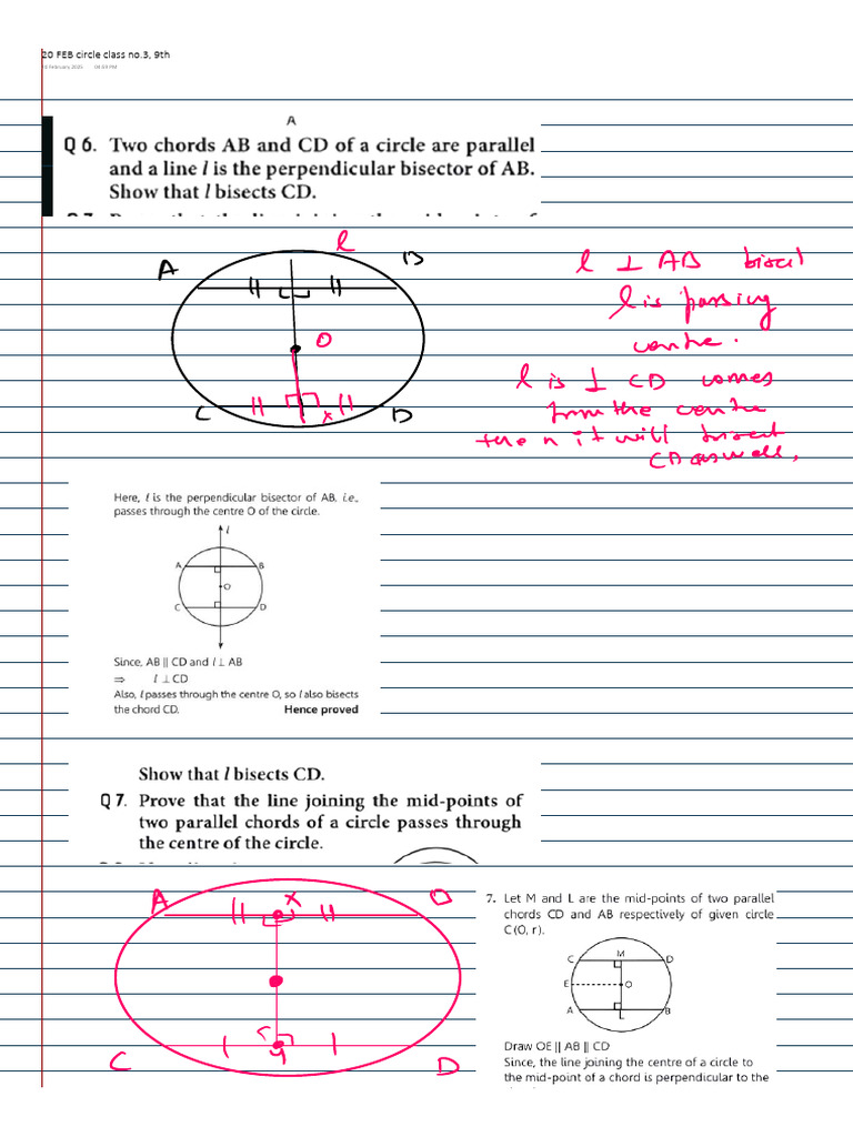 20 FEB Circle Class No.3, 9th | PDF