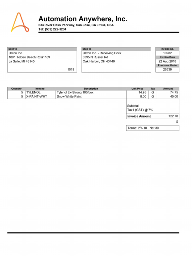 Invoice 30010 | PDF