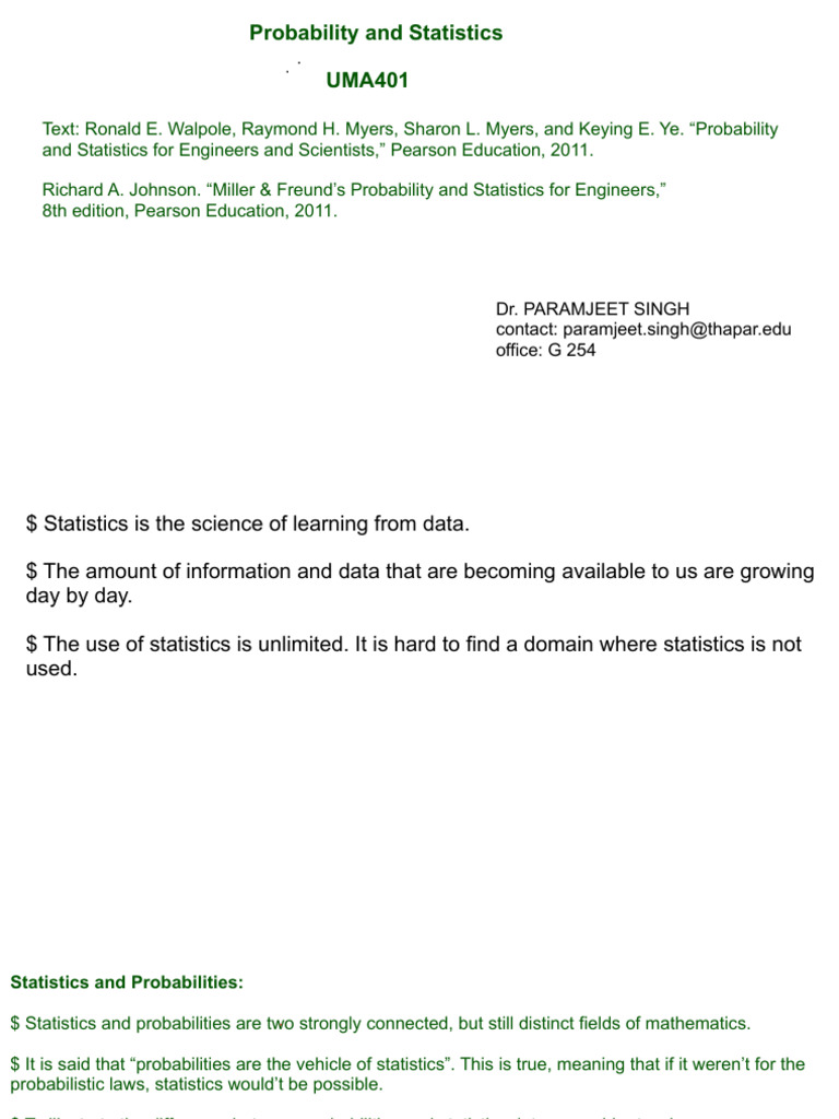 C_ch1 (1) | PDF | Statistics | Probability