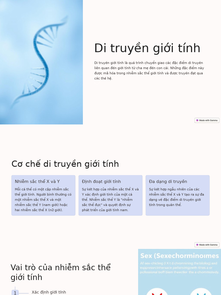Di Truyen Gioi Tinh | PDF