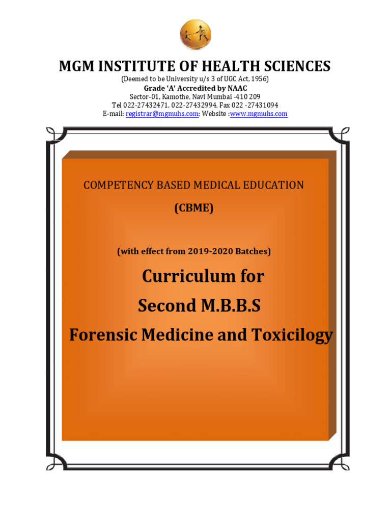 Forensic_Medicine_(CBME) | PDF | Autopsy | Sex And The Law
