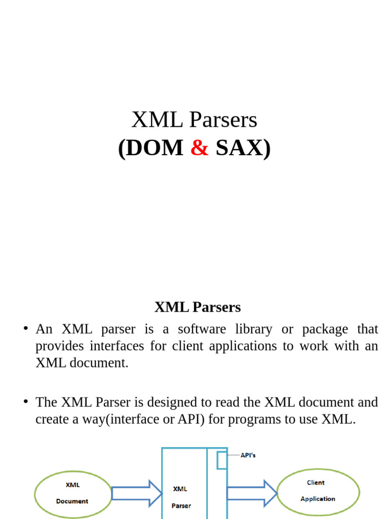 XML Parsers (Dom Sax) | PDF | Document Object Model | Xml