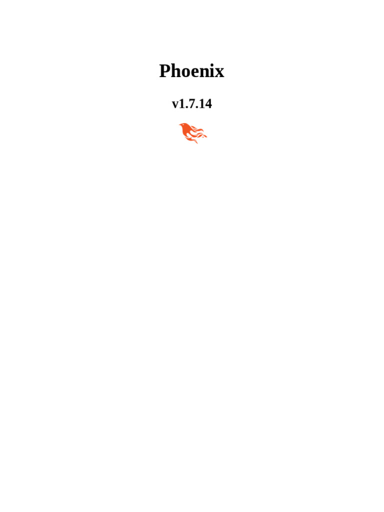 Phoenix Framework Documentation | PDF | Model–View–Controller | Parameter (Computer Programming)