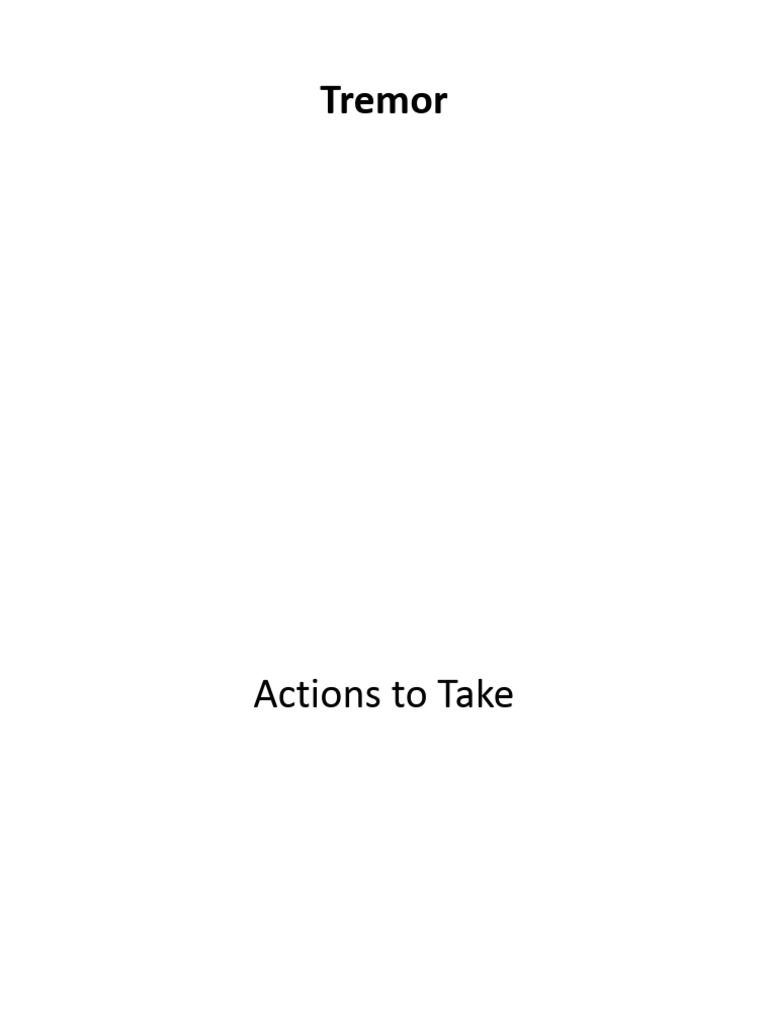 Tremor | PDF