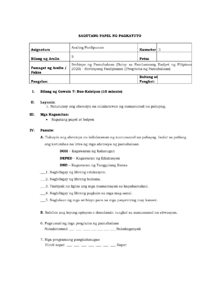 ARAPAN-4-QUARTER-3-ACTIVITY-5 | PDF