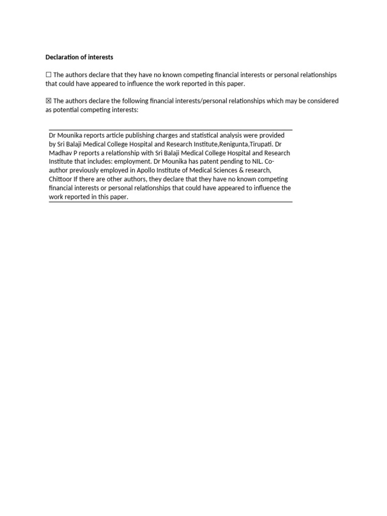 Declaration Statement Pdf 7578