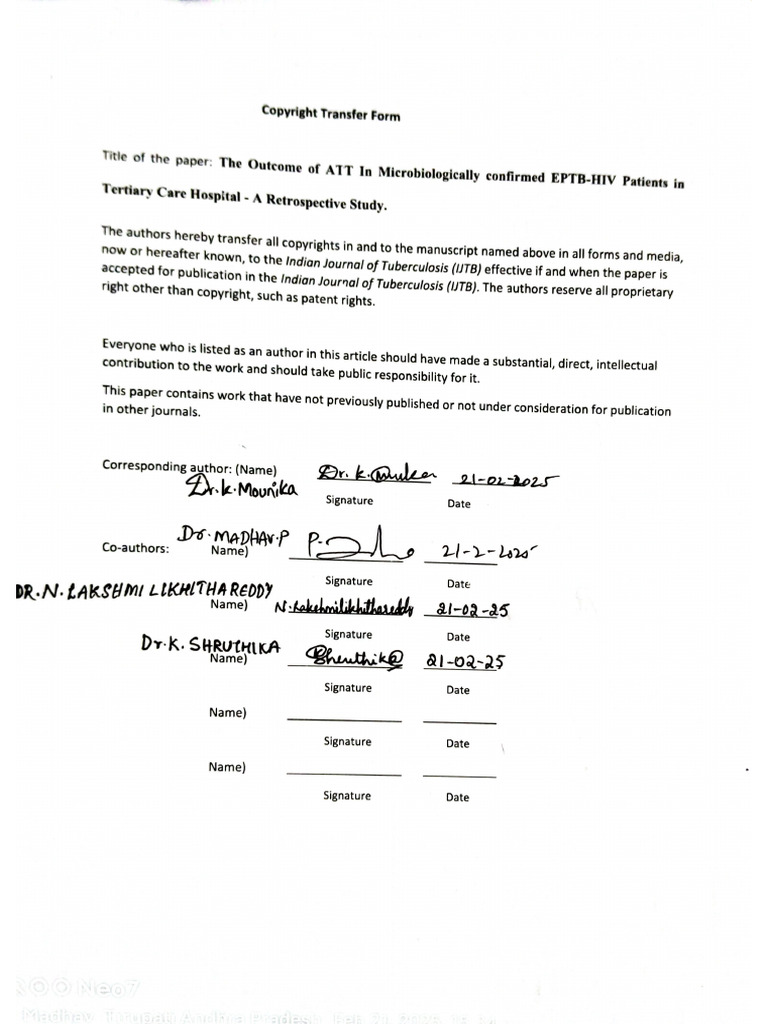 Copyright Form | PDF