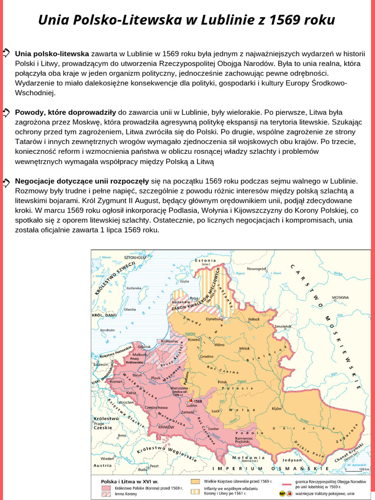 Unia Lubelska | PDF