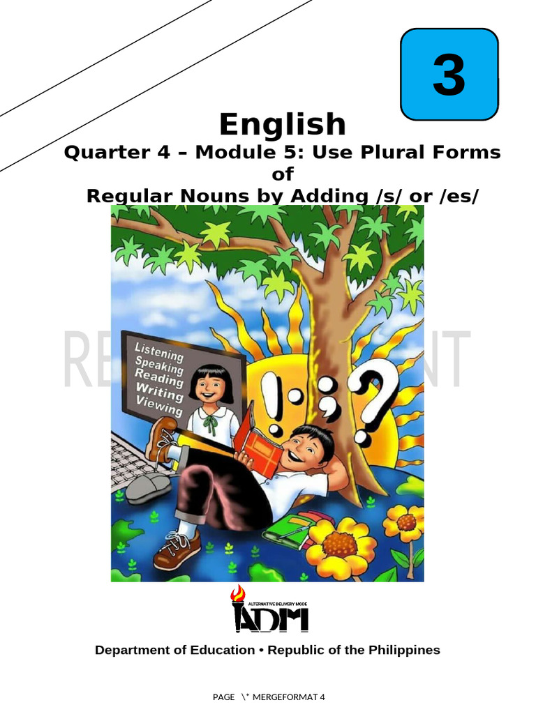 Plural Forms of Regular Nouns Guide | PDF | Plural | Languages