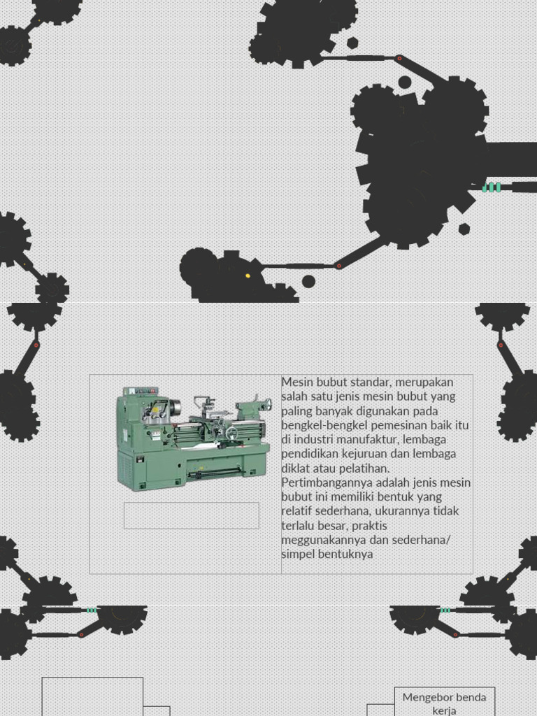 Panduan Lengkap Mesin Bubut Standard | PDF
