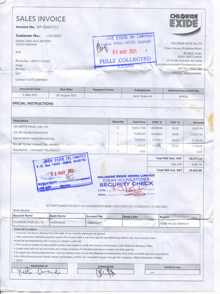 Chloride Exide Solar006 | PDF