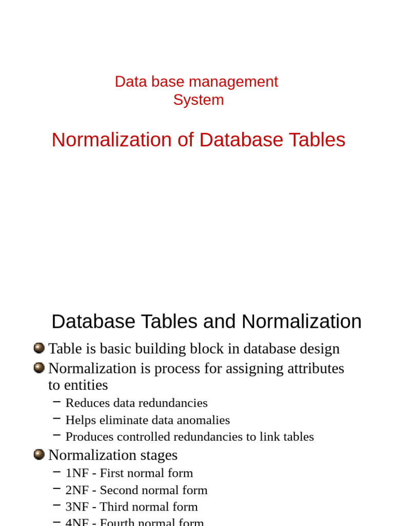 Lect. 5- Normalization[1][1] | PDF | Database Design | Data Management