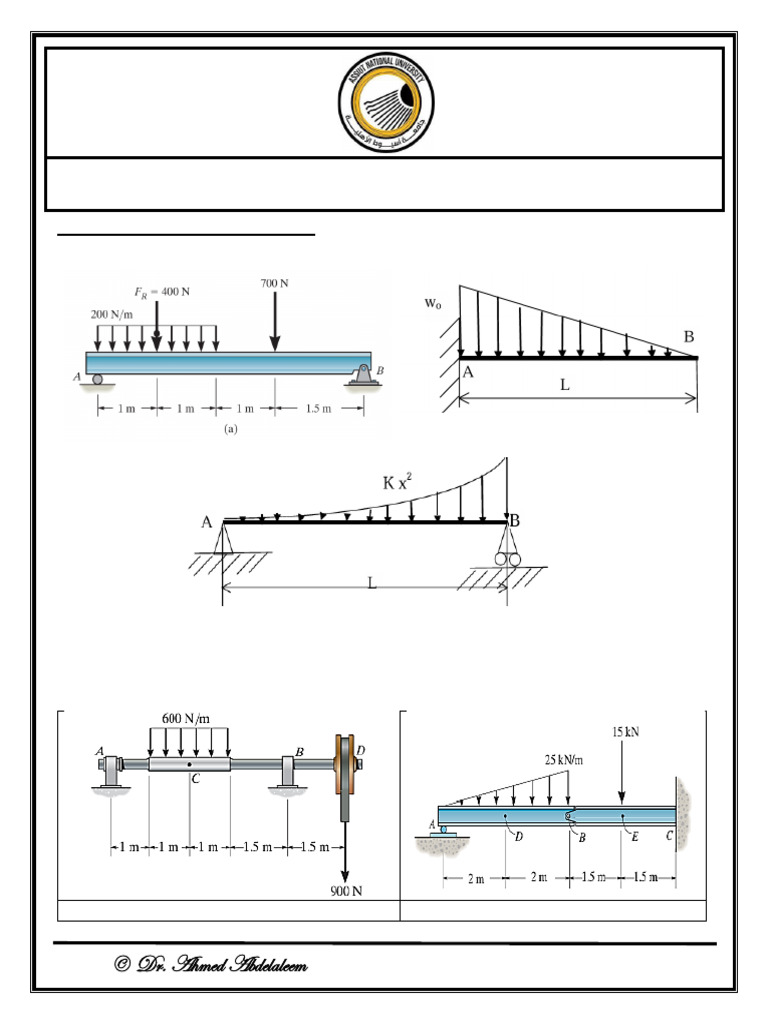 Stress Analysis Exercises for Engineering | PDF | Stress (Mechanics ...