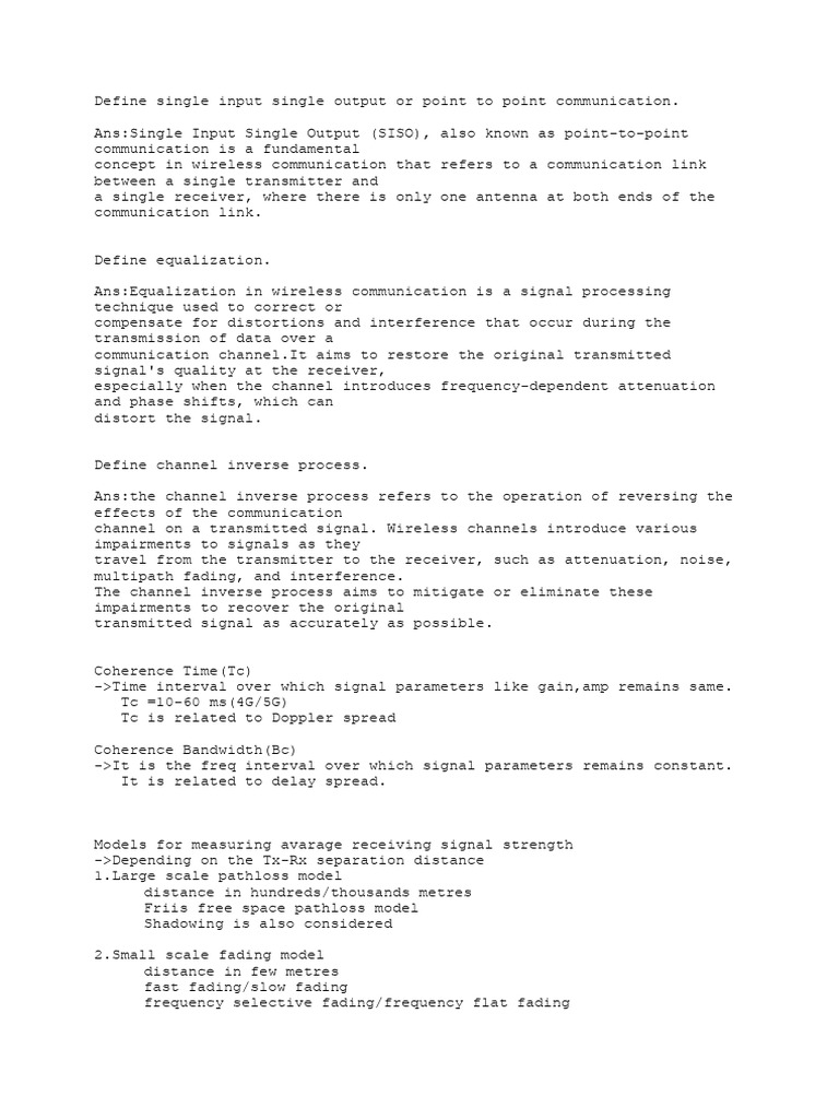 Wireless Communication | PDF | Cellular Network | Waves
