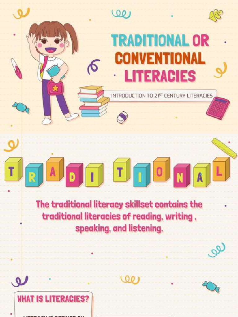 Traditional Literacies Educ 17 | PDF