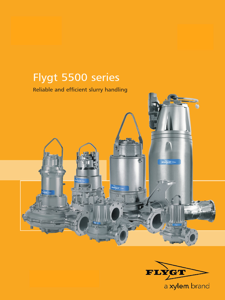 Flygt 5500 | PDF | Pump | Wear