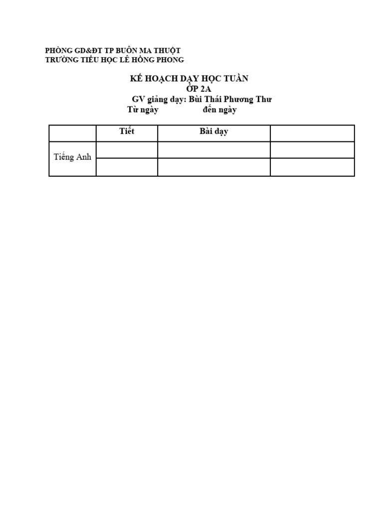 KHBD TA K2 TUAN 24 | PDF | Learning | Human Communication