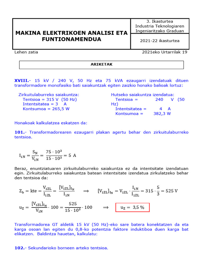 Ebazpena MEAeF-PARTZIALA-P1-(21-22) - EUSK | PDF