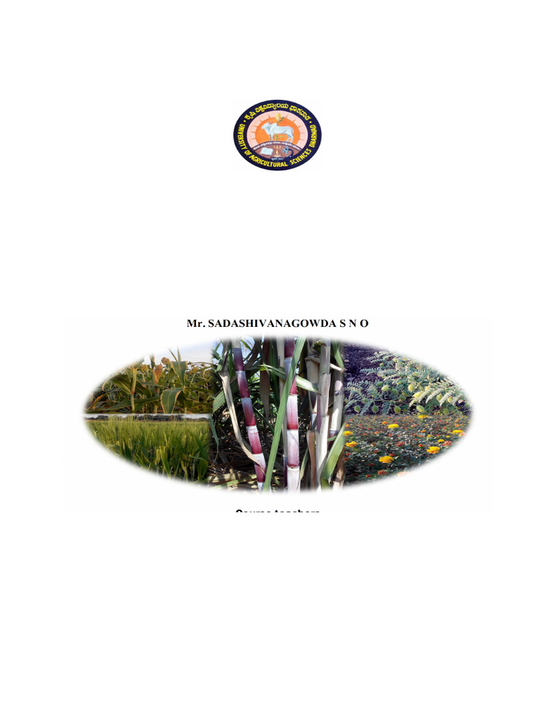 AGR 203 Crop Production Technology II (Rabi) | PDF | Wheat | Cereals