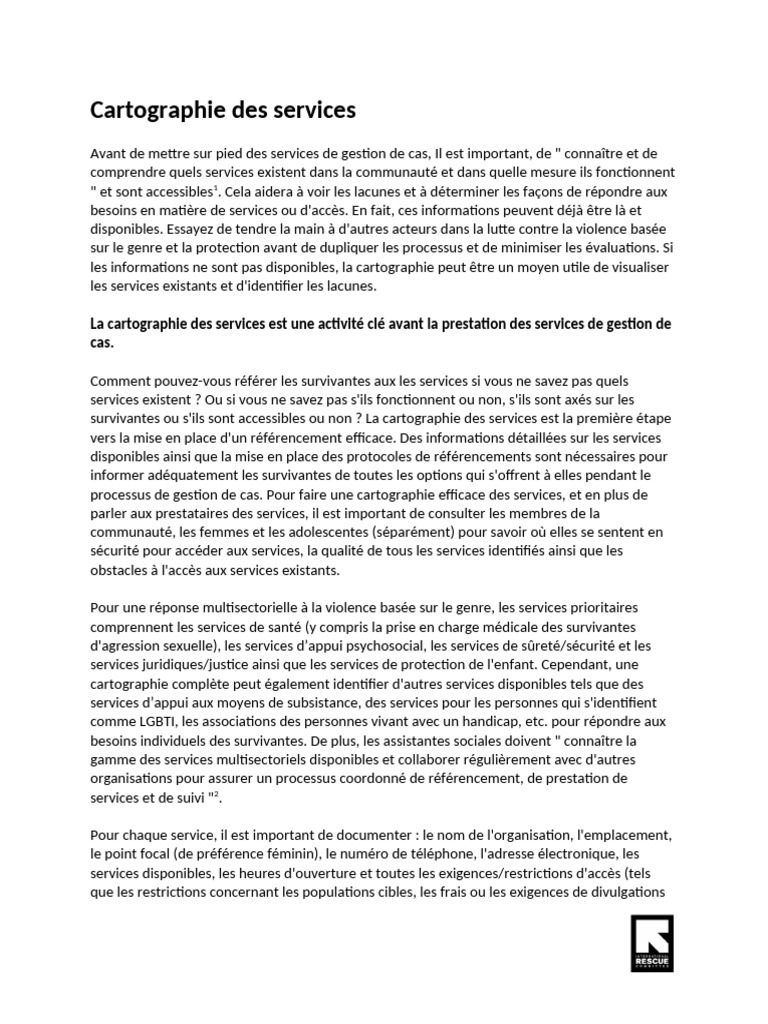 2-Service-Mapping-WEB-French-A | PDF | Sécurité | Cartographie