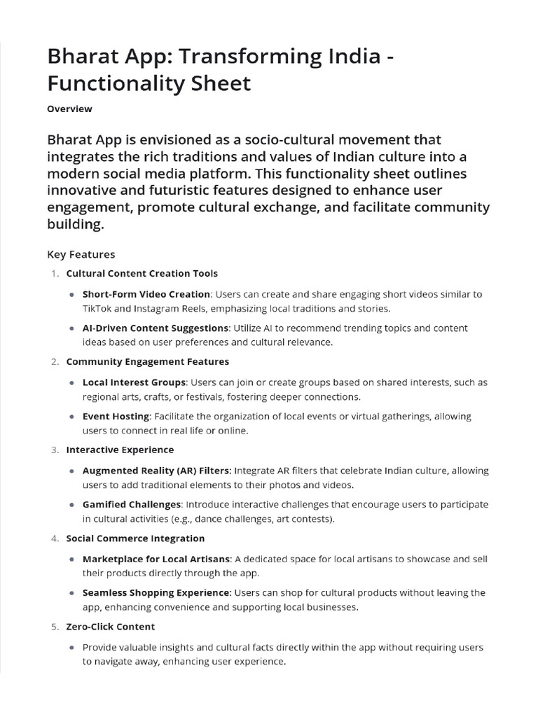Bharat App | PDF
