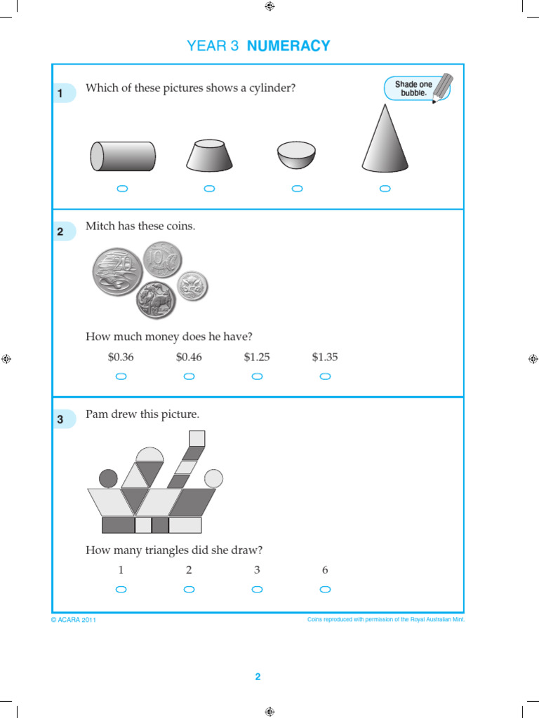 IN_3_Numeracy_Practice_Paper_11 | PDF