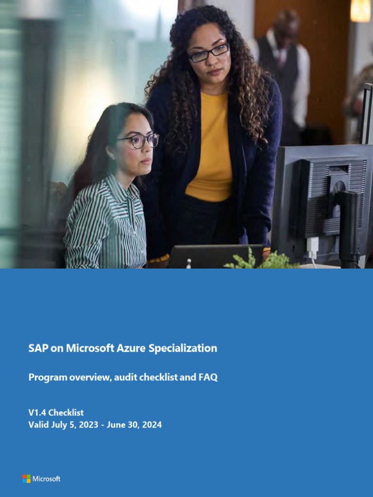 SAP on Azure: Partner Audit Guide | PDF | Audit | Microsoft Azure