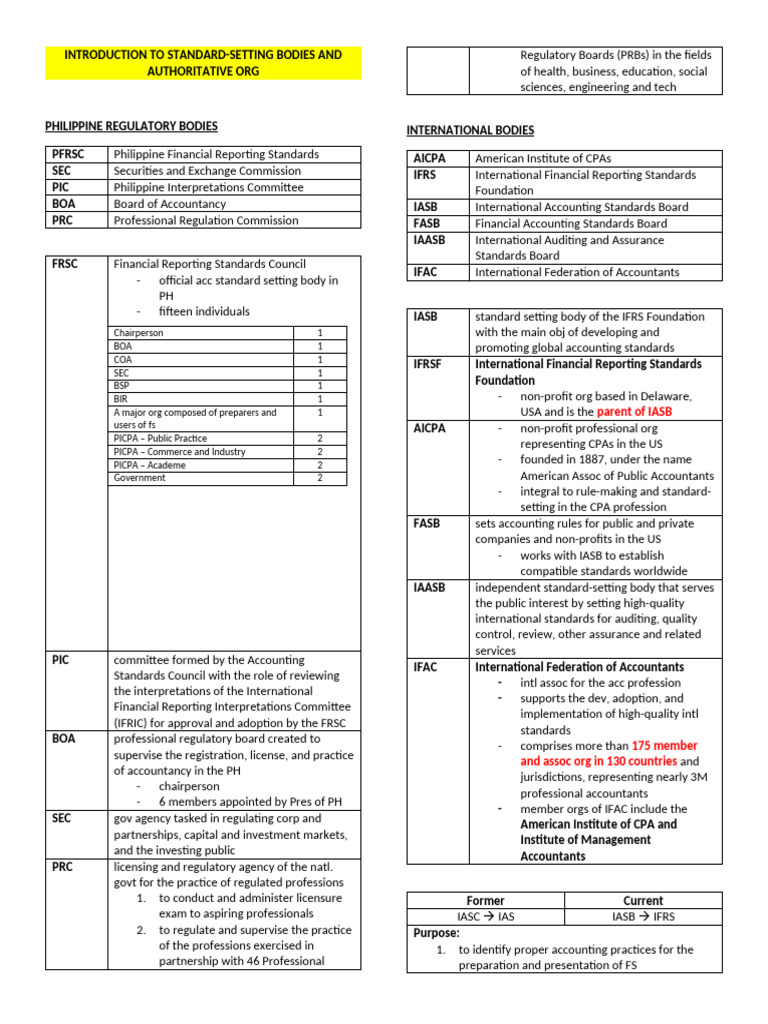 (Notes) Updates On Standards | PDF | Financial Accounting Standards ...