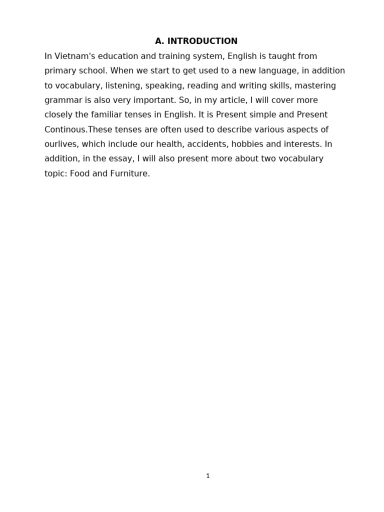 A. Introduction | PDF