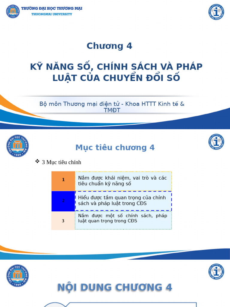 Chương 4. Kỹ Năng Số, CSPL Trong CĐS | PDF