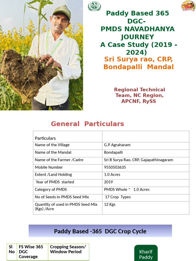 PMDS Impacts - 365 DGC-Sri Surya Rao | PDF