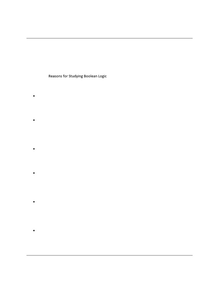 Boolean Logic And Logic Gates Notes Pdf Logic Gate Boolean Algebra