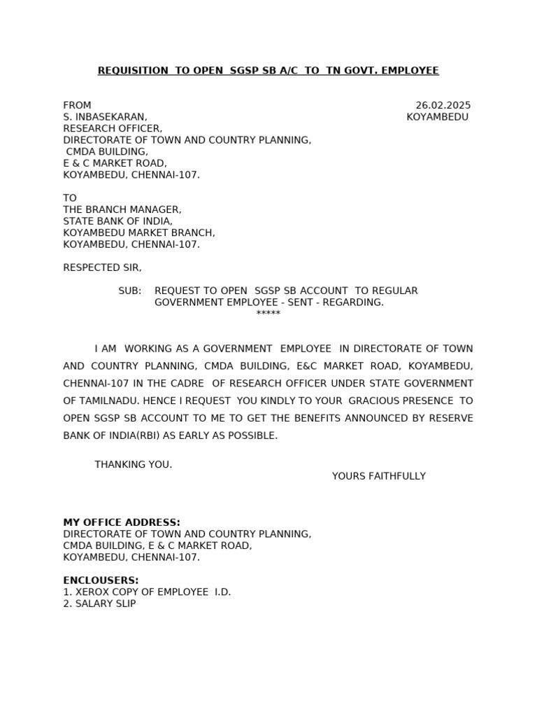 Requisition For Convert SGSP | PDF