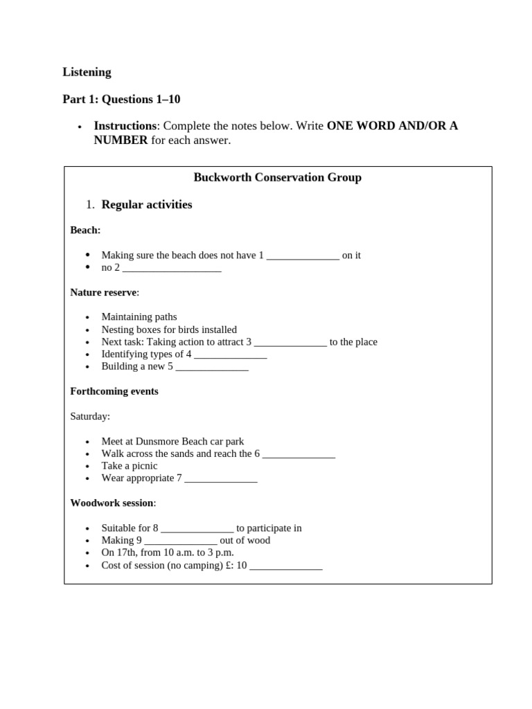 IELTS Listening Practice (Buckworth) | PDF | Sheep | Labyrinth