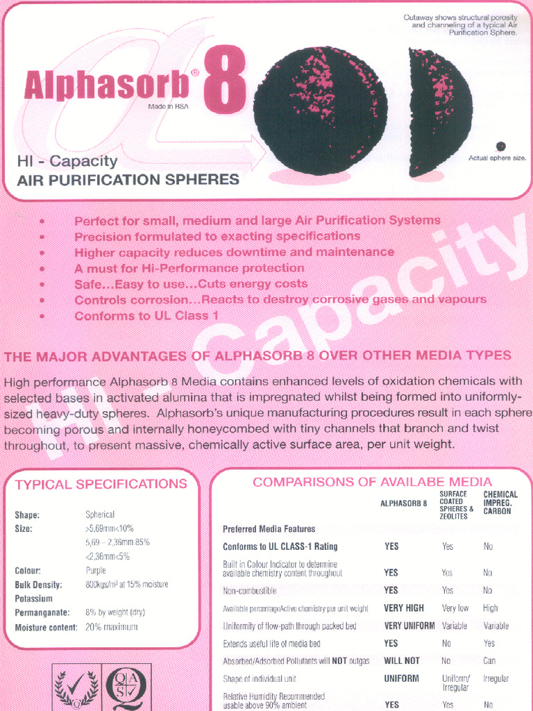 Alphasorb 8 Brochure 1 | PDF