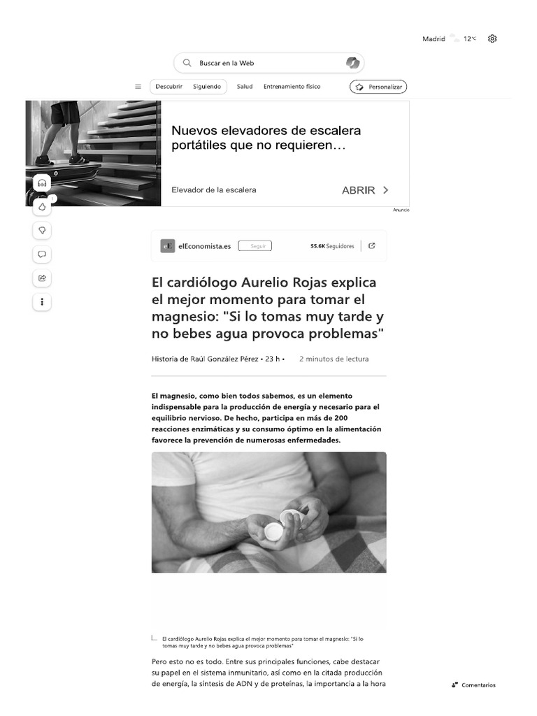 El cardiólogo Aurelio Rojas explica el .. | PDF