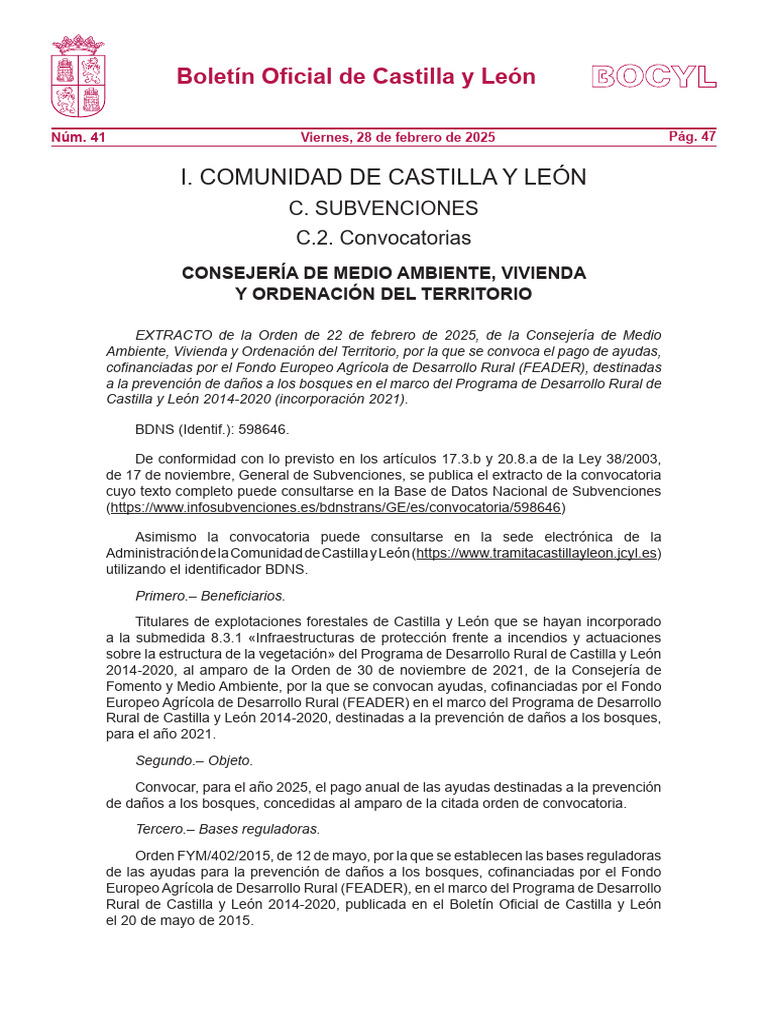 Bocyl D 28022025 4 | PDF | Desarrollo Rural