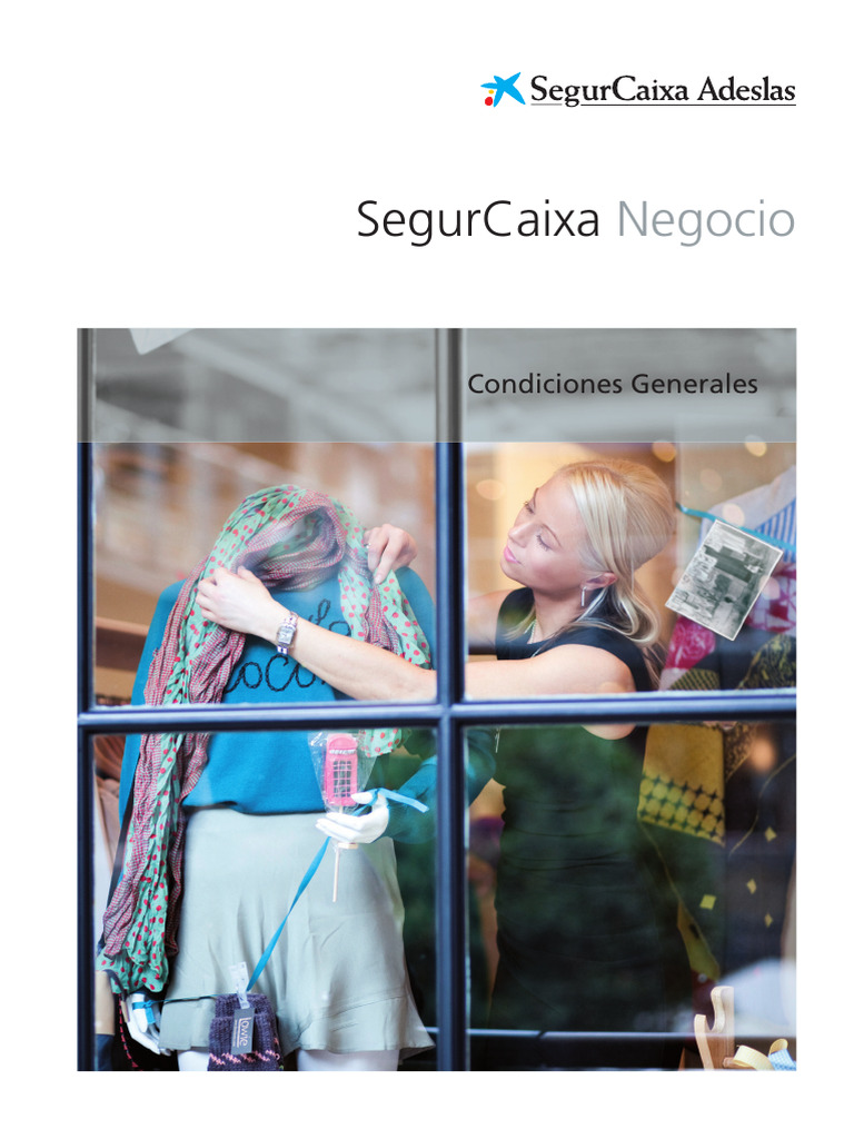 Condiciones Generales SegurCaixa Negocio | PDF | Seguro | Póliza de seguros