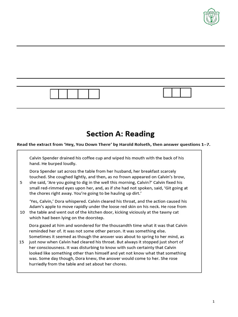 GR 6 - Unit 2 - Worksheet | PDF